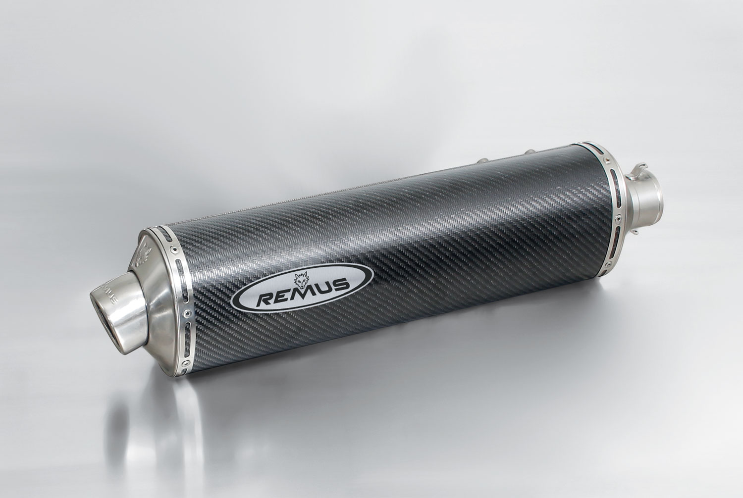 REVOLUTION, slip on without cat., carbon, part EEC, 54 mm