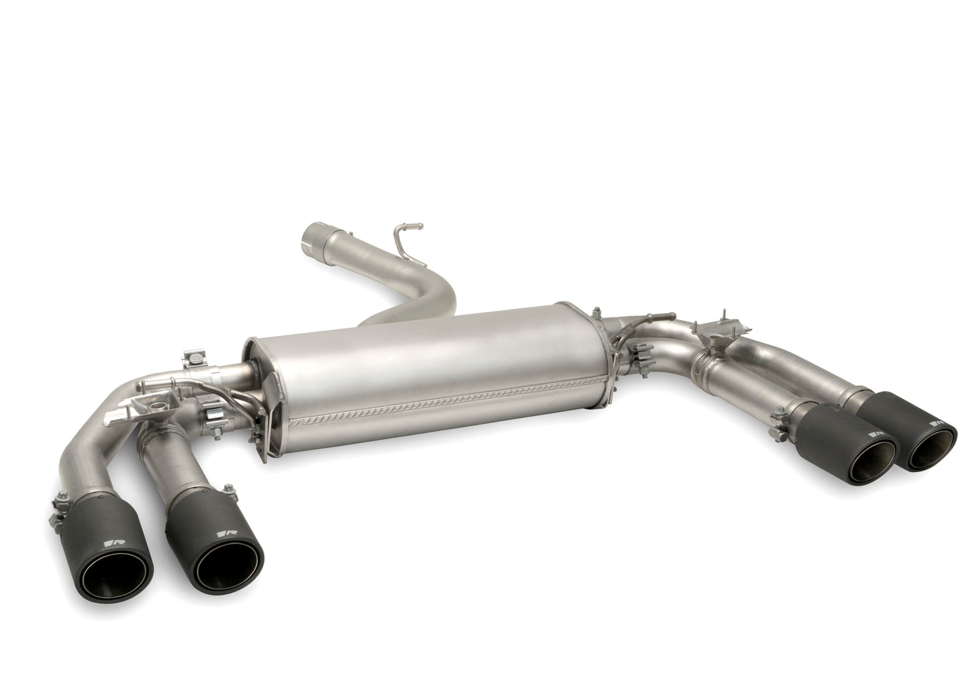 Axle-back-system L/R: Sport exhaust centered (absorption principle ...