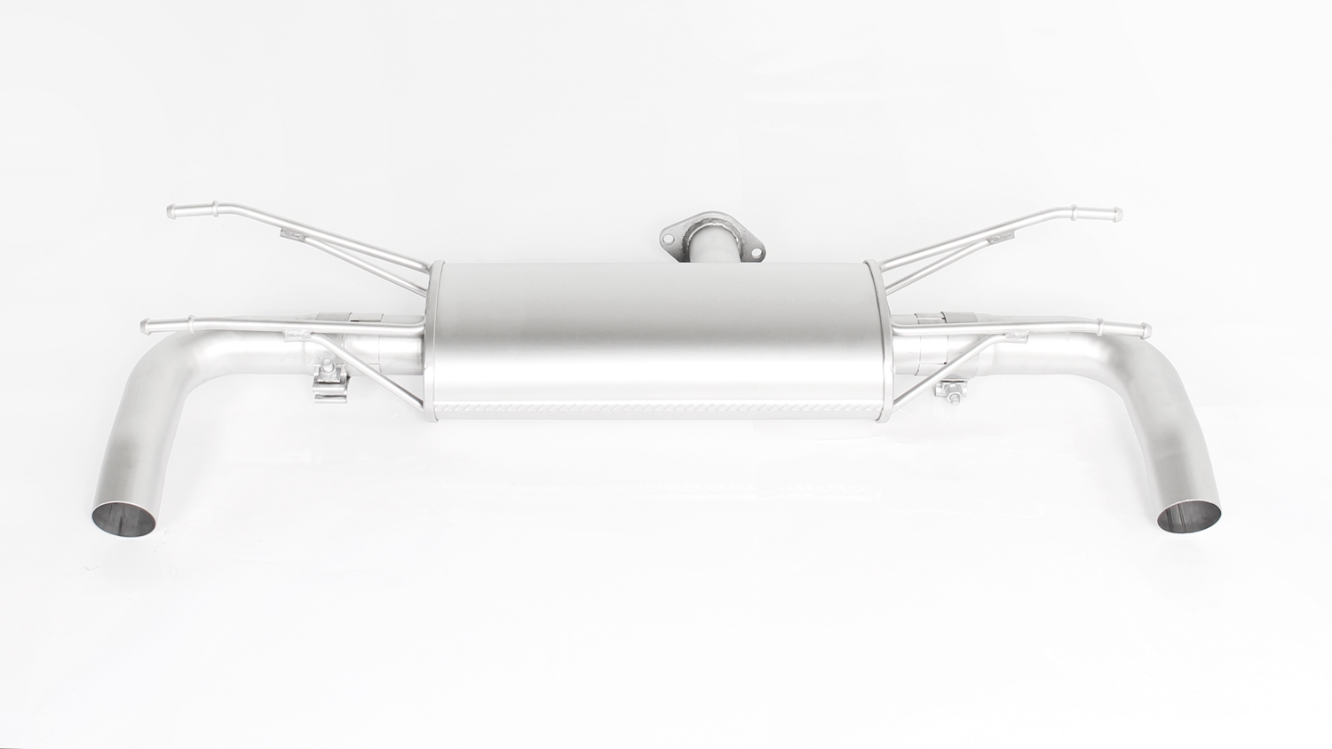 RACING cat-back system with selectable tail pipes, without homologation