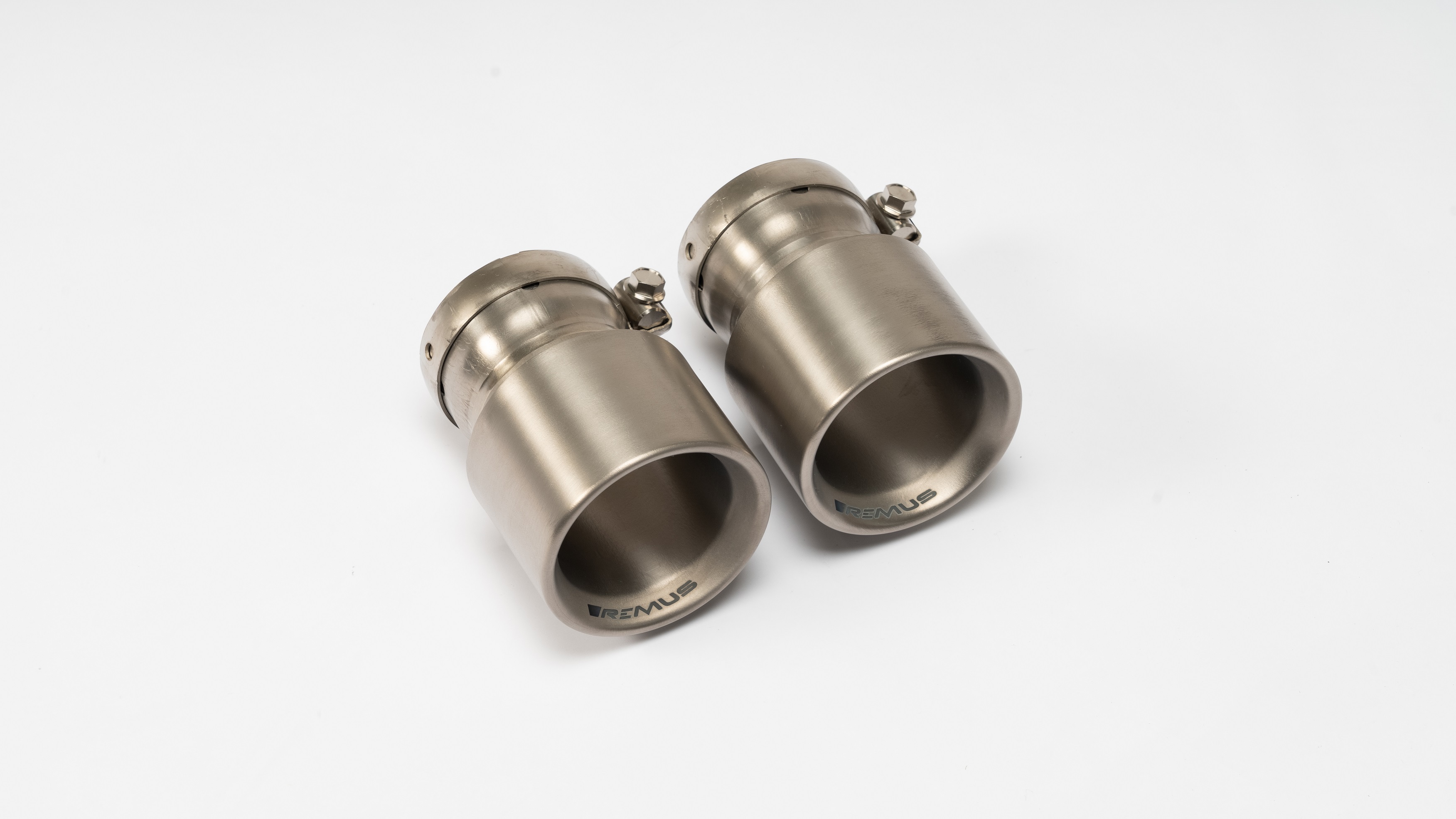 Titanium tail pipe set: 2 tail pipes OPT with OnePieceTechnology Ø ...