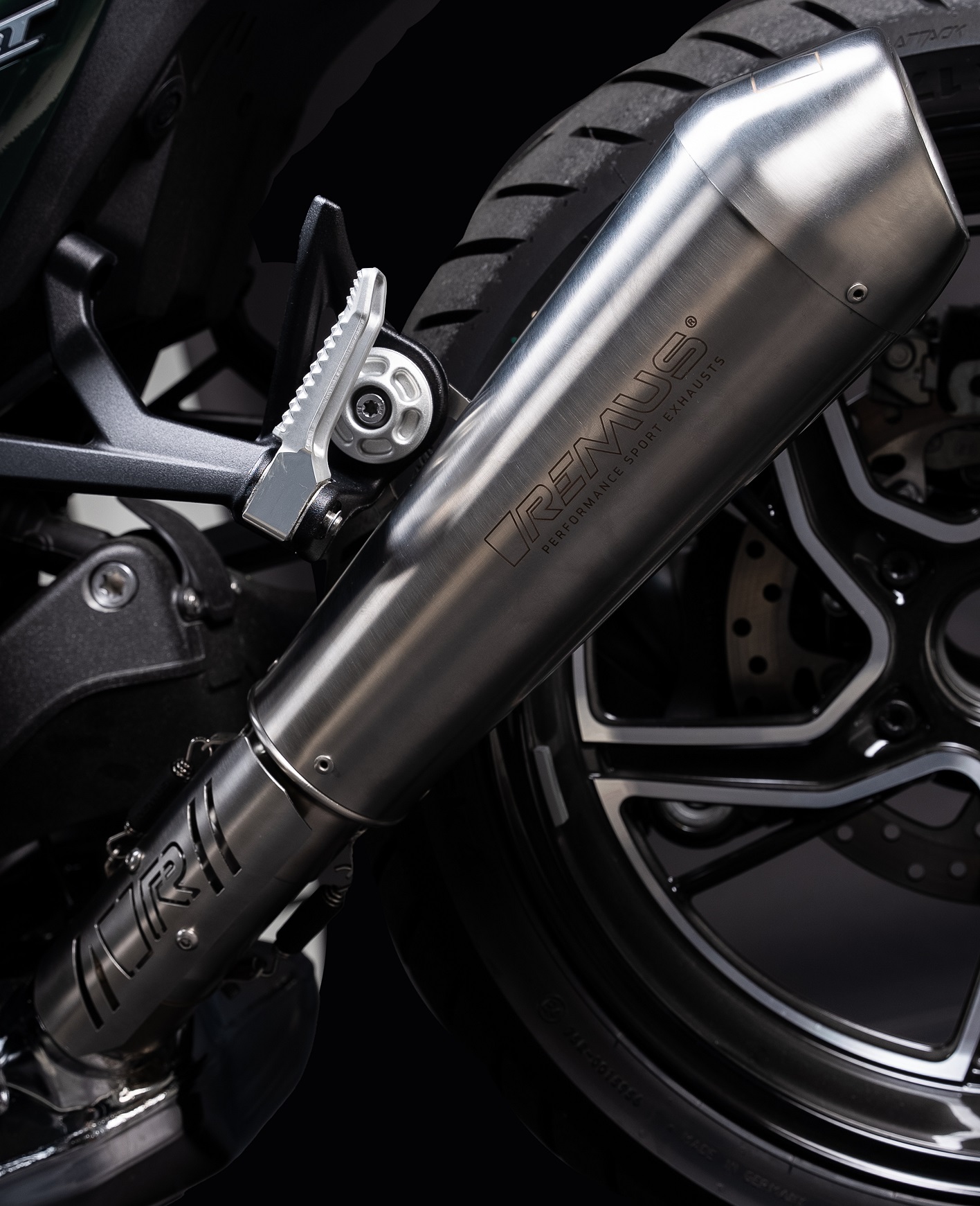 REMUS Powercone Sport Exhaust BWM R 12, R 12 nineT, matt, EC type approval