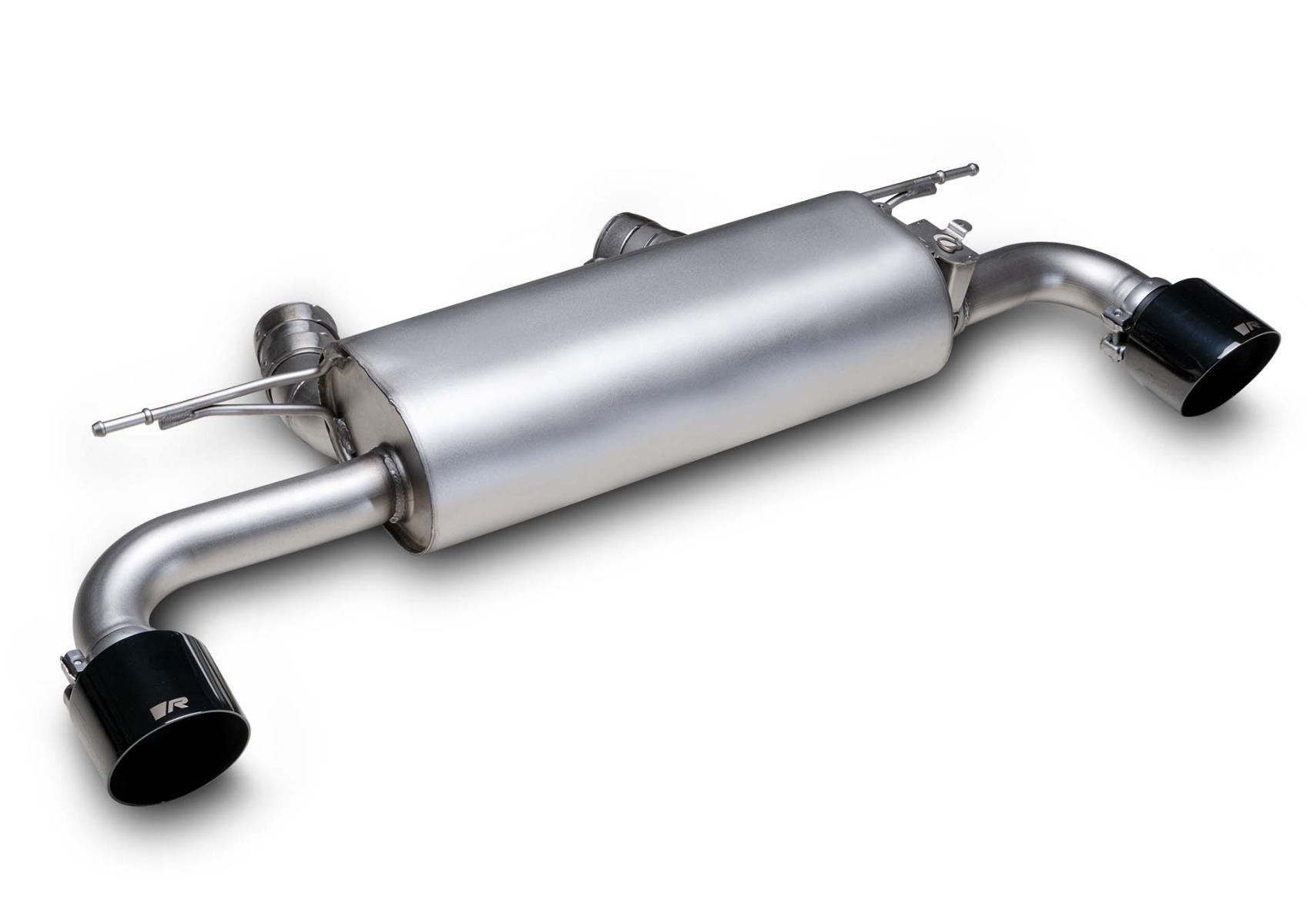 Axle-back-system L/R: Sport exhaust centered with 1 integrated valve ...