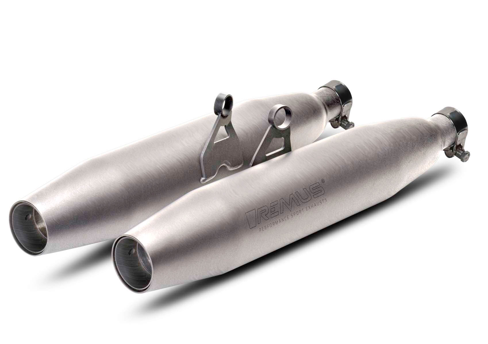 REMUS Slip On Tapered muffler Sport Exhaust Triumph Street Twin, left ...