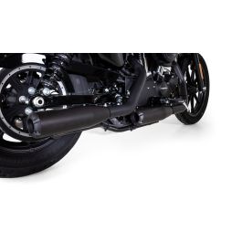 2 x CUSTOM exhaust Slip-On Ø 90 mm incl. cat. (selectable end caps ...