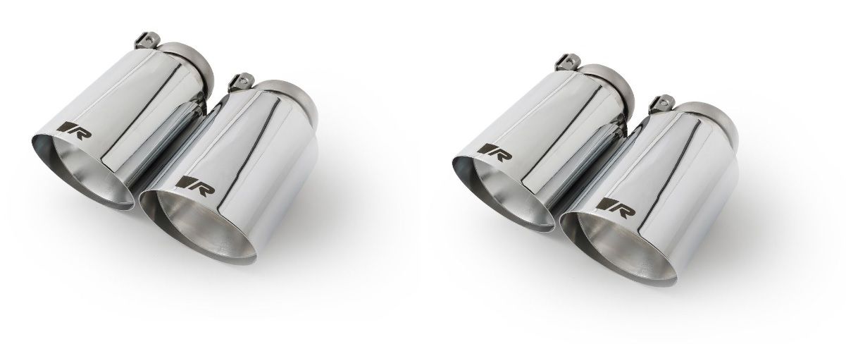 RACING cat-back sport exhaust, left/right system with 2 integrated ...