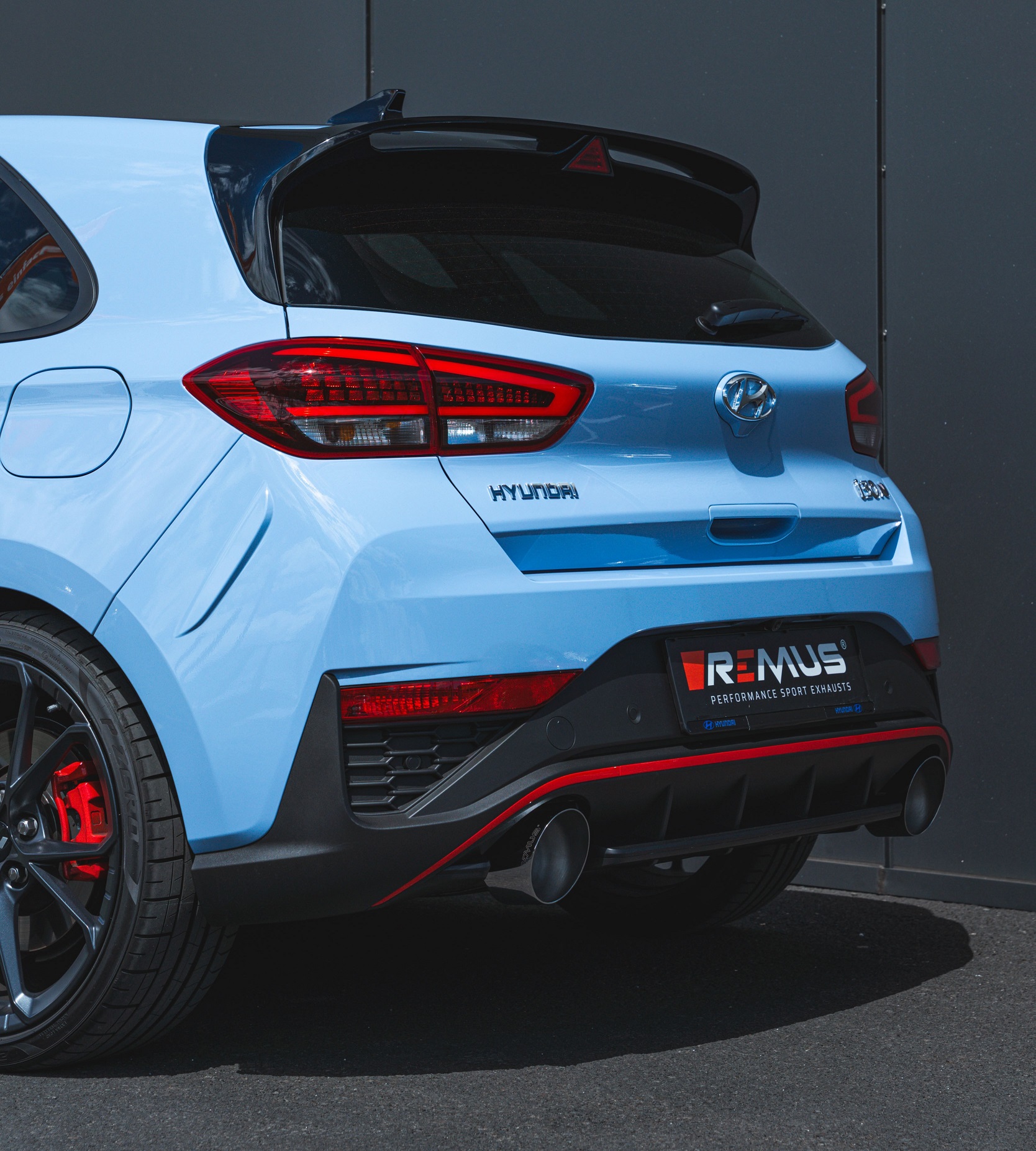 RACING CAT-back-system for Hyundai i30N Performance (with tail pipes)