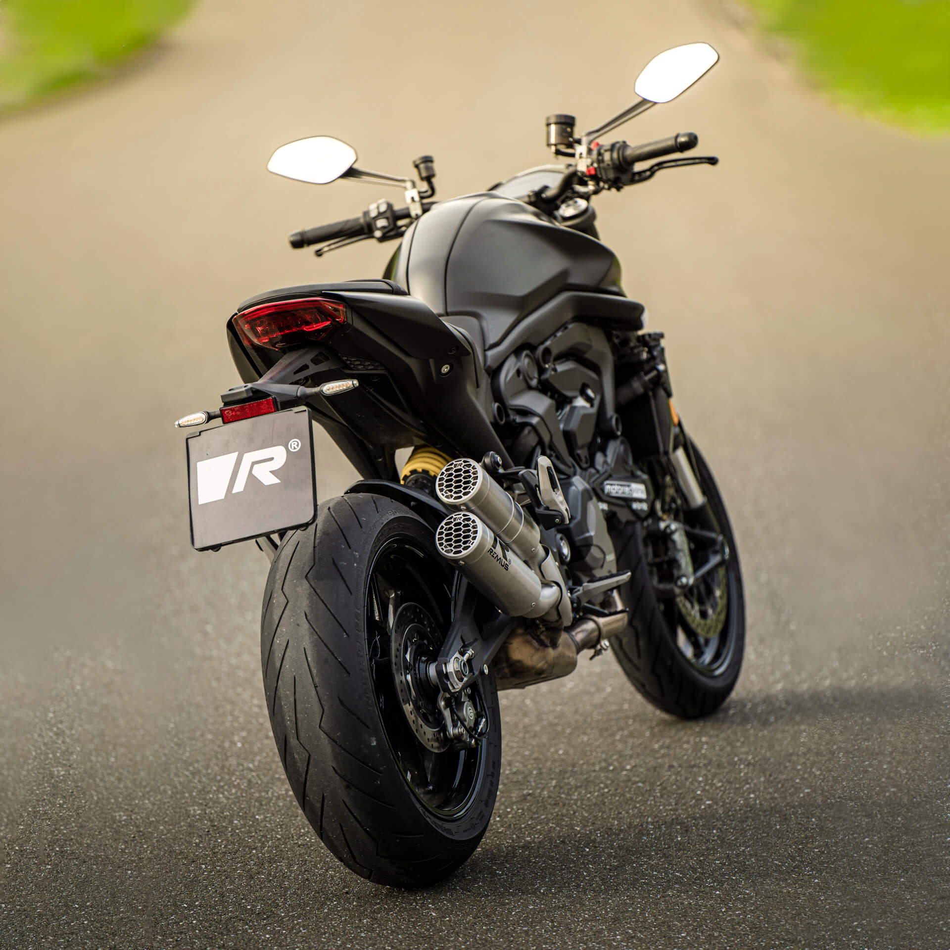 REMUS Double MESH Exhaust for Ducati Monster Euro 5, stainless steel ...