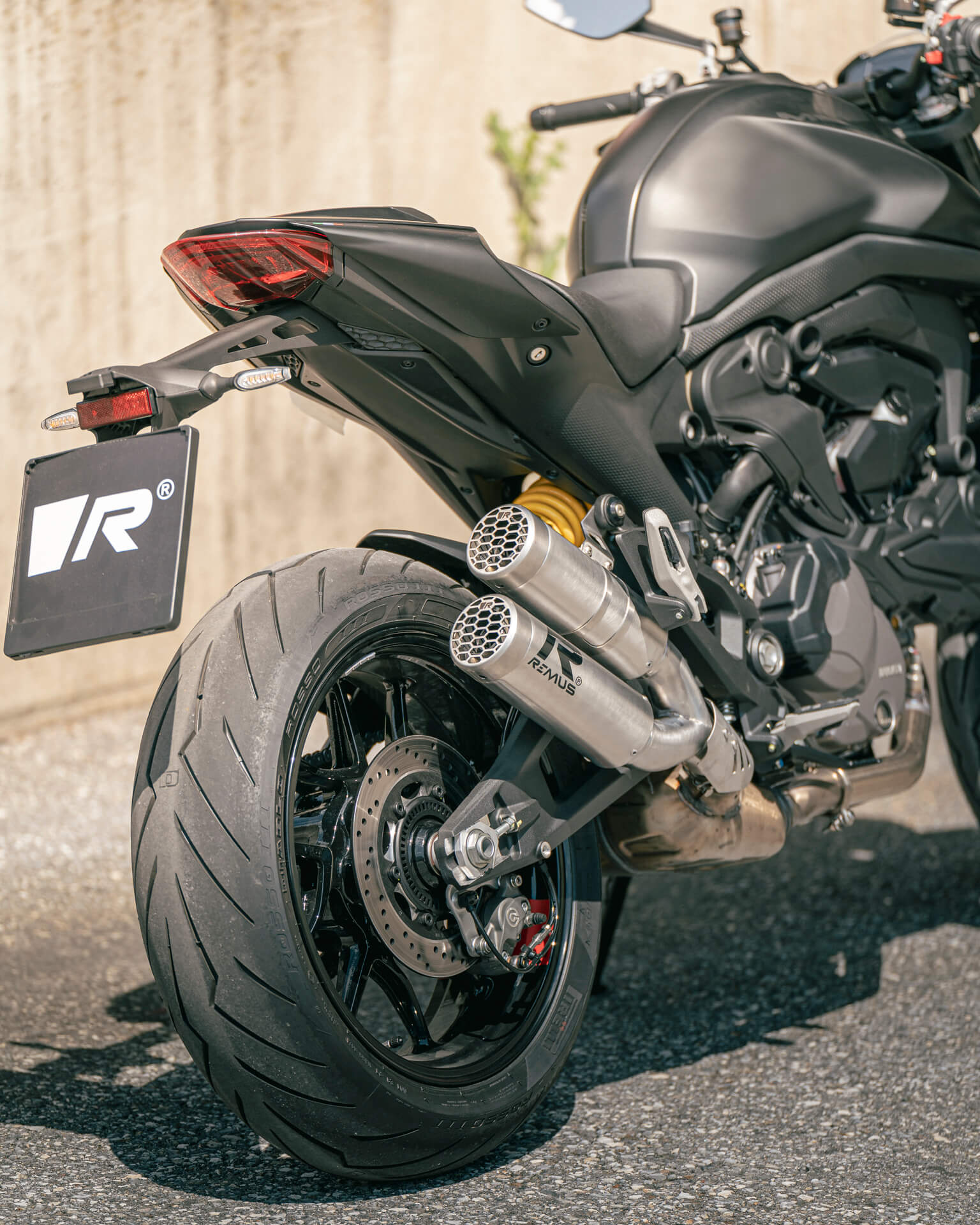 REMUS Double MESH Exhaust for Ducati Monster Euro 5, stainless steel ...