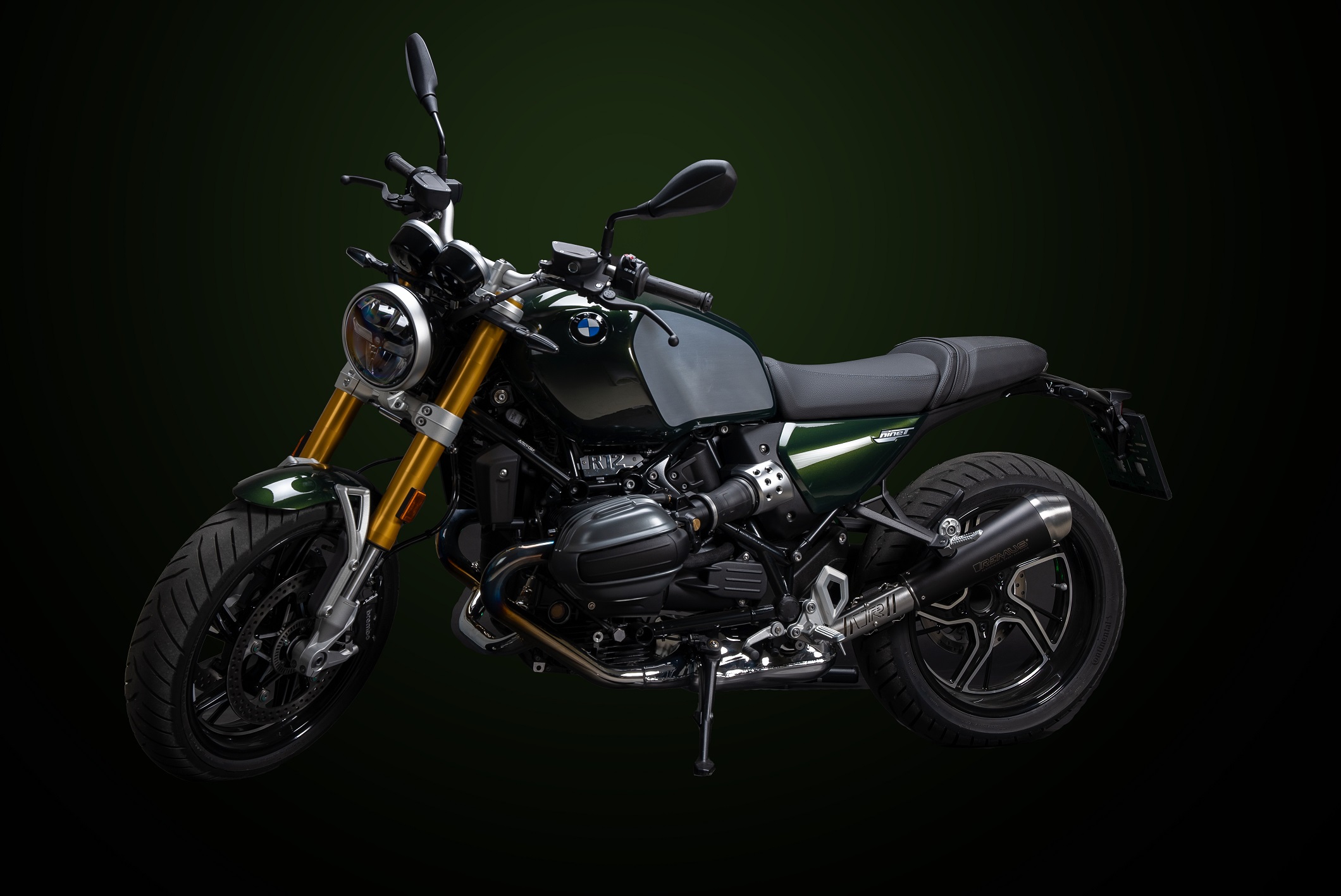 REMUS Powercone Sport Exhaust BWM R 12, nineT, G/S, black, EC type approval