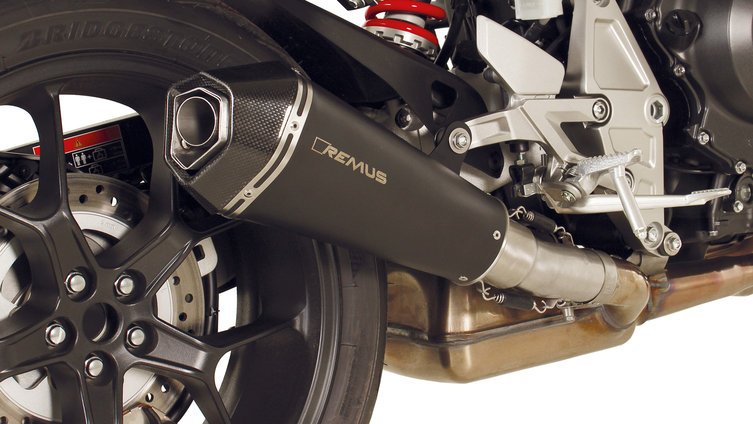 HYPERCONE Slip on (sport exhaust with connecting tube) with removable ...